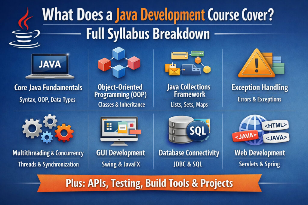 What Does a Java Development Course Cover? Full Syllabus